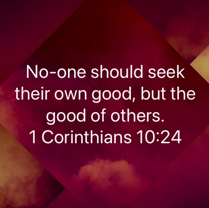 Seeking the Good of Others – Vickie's Book Nook and Meditation Corner